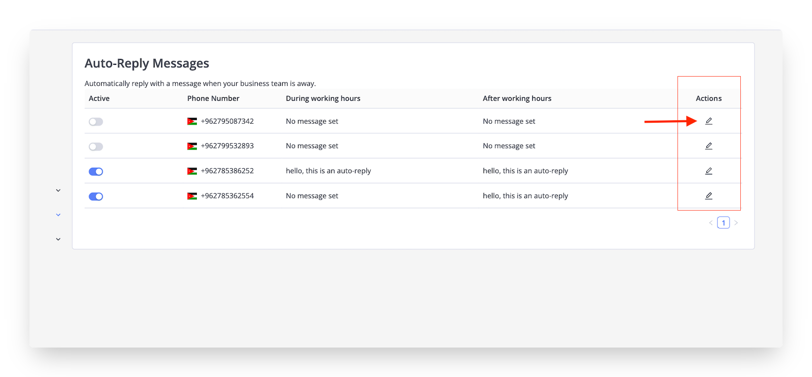 Configure WhatsApp Auto‑Reply Messages